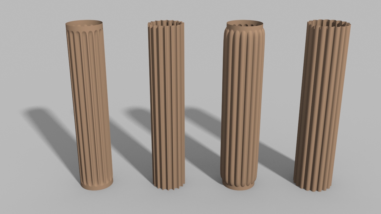 How To Make A Fluted Column at Adam Goudeau blog