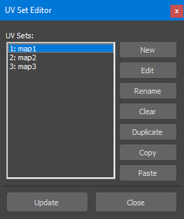UV Set Editor | ScriptSpot