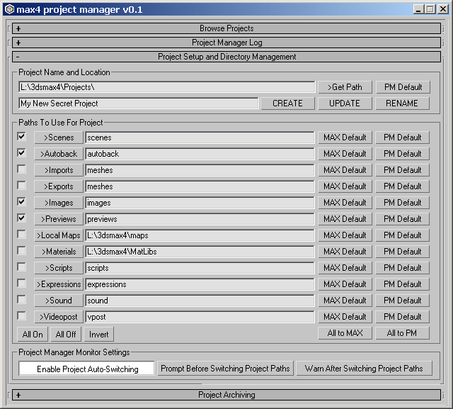 max 4 project manager