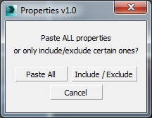 Copy/Paste Object Properties | ScriptSpot