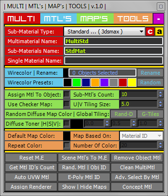 | MULTI | MTL’S | MAP’S | TOOLS | | ScriptSpot