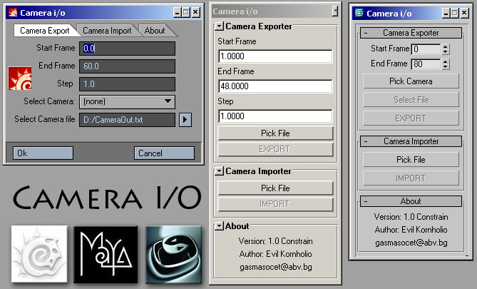 Camera I/O | ScriptSpot