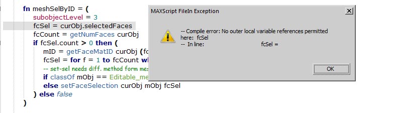 SelectByMaterialID | ScriptSpot