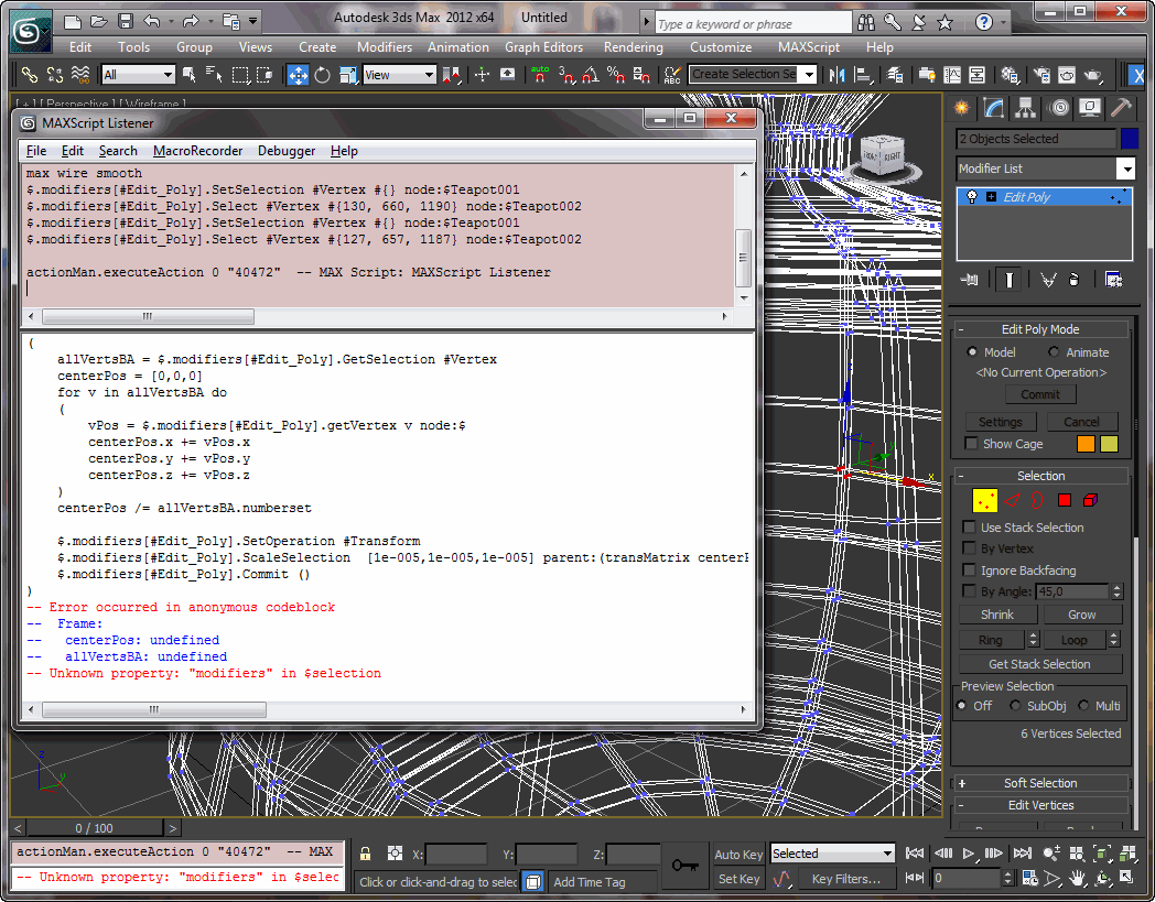 Edit Poly vertex Collapse with Scale (Scale vertices). Thanx Miauu | ScriptSpot