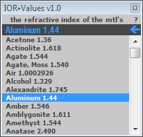 IOR•Values | ScriptSpot