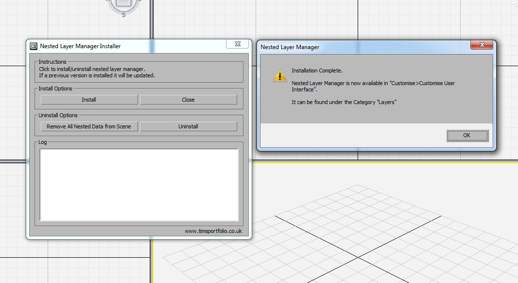 Nested Layer Manager 2 For 3ds Max | ScriptSpot