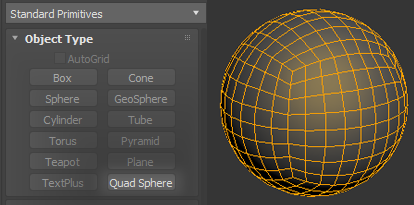 Quad Sphere Primitive | ScriptSpot