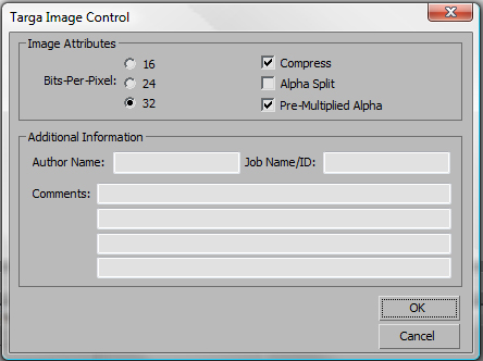 Accessing Image File Format Controls Dialog.. | ScriptSpot