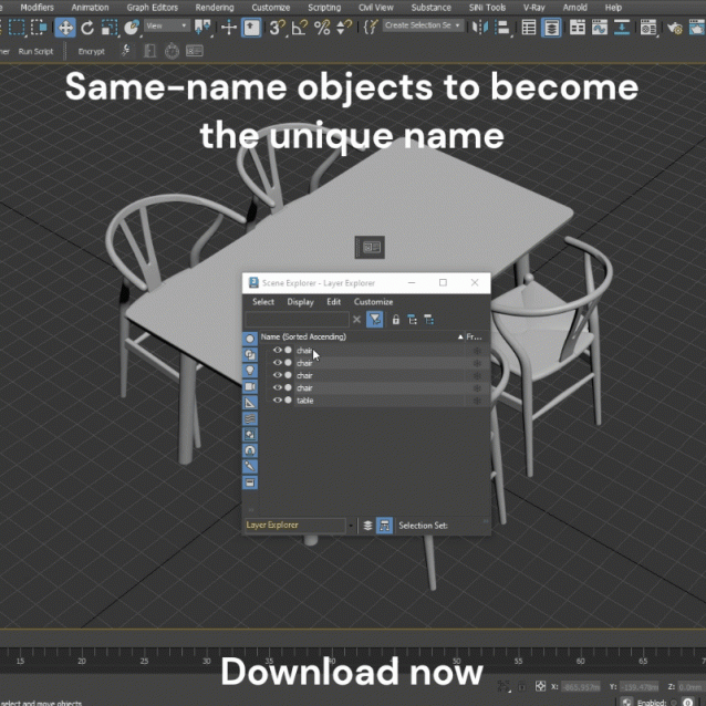Make Objects Name Unique Scriptspot
