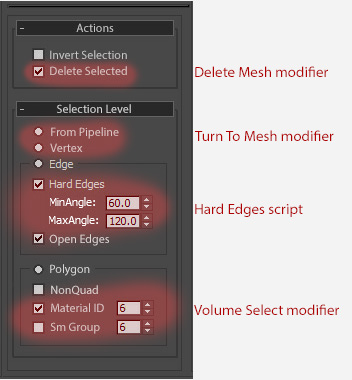 SelectPolygons modifier | ScriptSpot