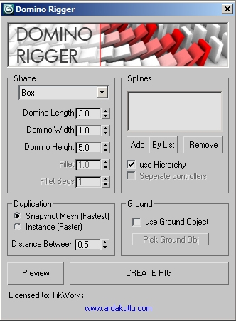 Domino Rigger | ScriptSpot