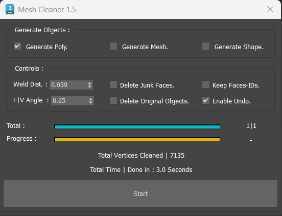 Mesh Cleaner | ScriptSpot