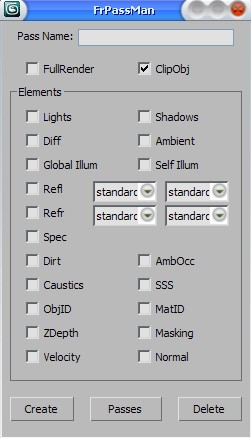 FinalRender Pass Manager | ScriptSpot