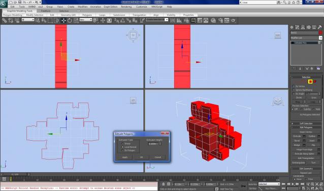 Enhancement of 3Ds Max poly extrude | ScriptSpot