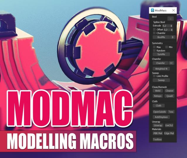 Modmac Script Modelling Macros And Modifier Presets Scriptspot 3888