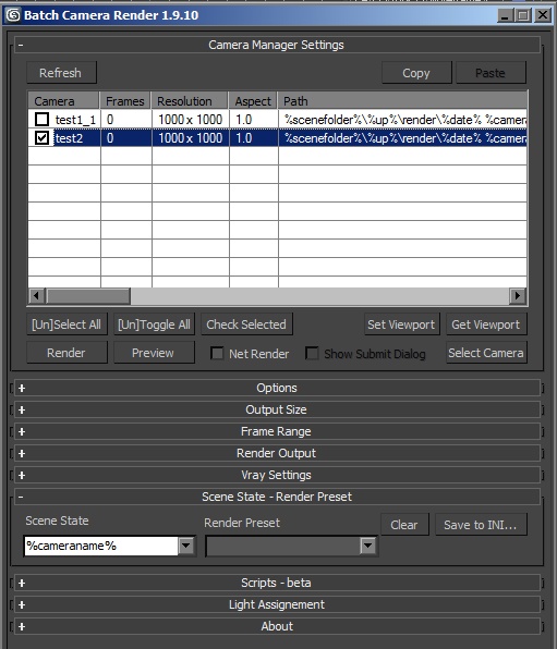 Batch Camera Render | ScriptSpot
